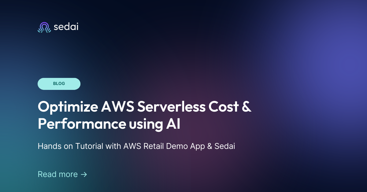 Serverless Hands on Tutorial with AWS Retail Demo App & Sedai
